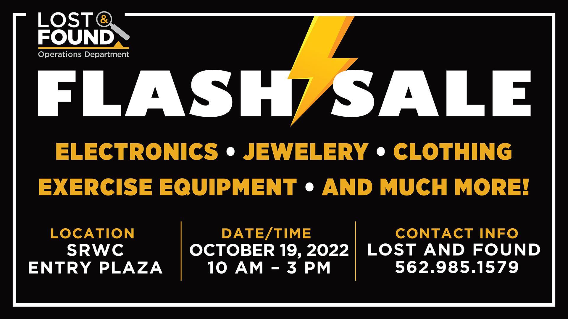 Master Calendar - Event Details - LostnFound Flash Sale